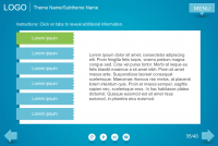 Blue Coloured Drag And Drop — Storyline Template – eLearningchips