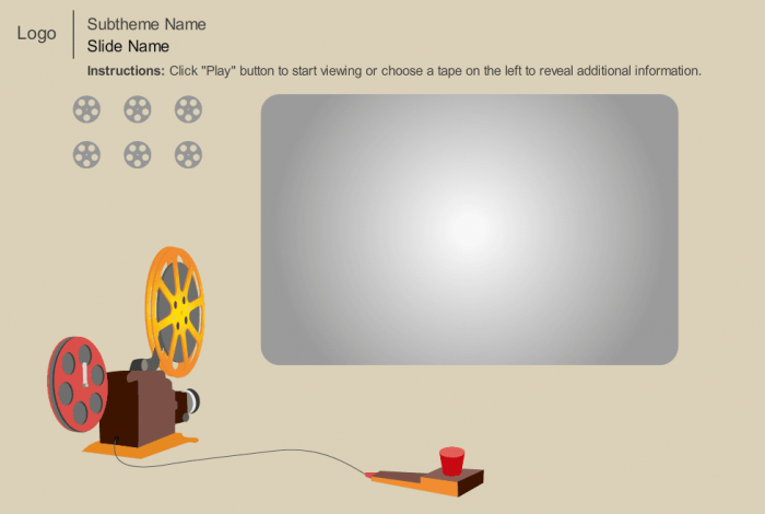 Film Projector — Storyline Template – eLearningchips