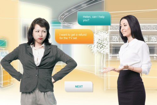 Customer Support Dialogue — Storyline Template – eLearningchips