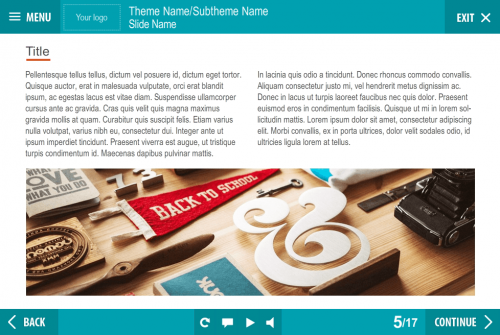 Visually Attractive Storyline Template Package – eLearningchips