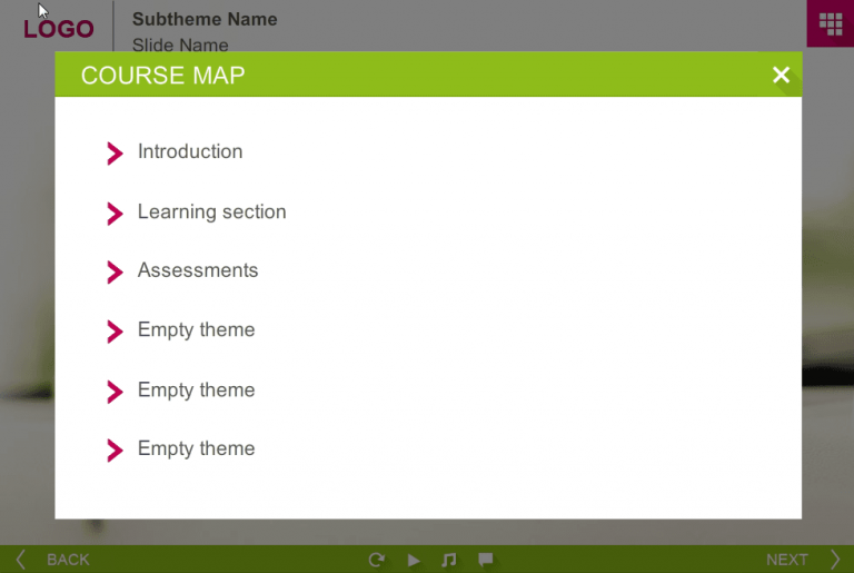 Storyline Templates With Two Basic Colours – eLearningchips