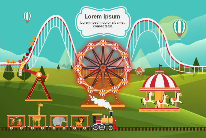 Amusement Park — Lectora Template – eLearningchips