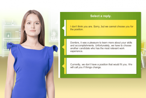 Dialogue At Interview — Storyline Template – eLearningchips