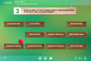 Wooden Boards Quiz — Storyline Template – eLearningchips
