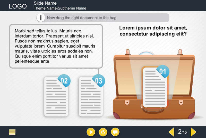 Document Quiz — Storyline Template – eLearningchips