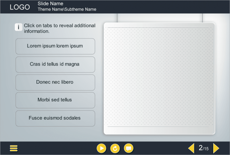 Open Door With Card Quiz — Storyline Template – eLearningchips