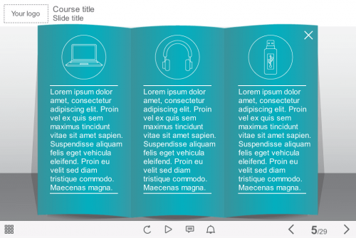 Colorful Leaflets — Storyline Template – eLearningchips