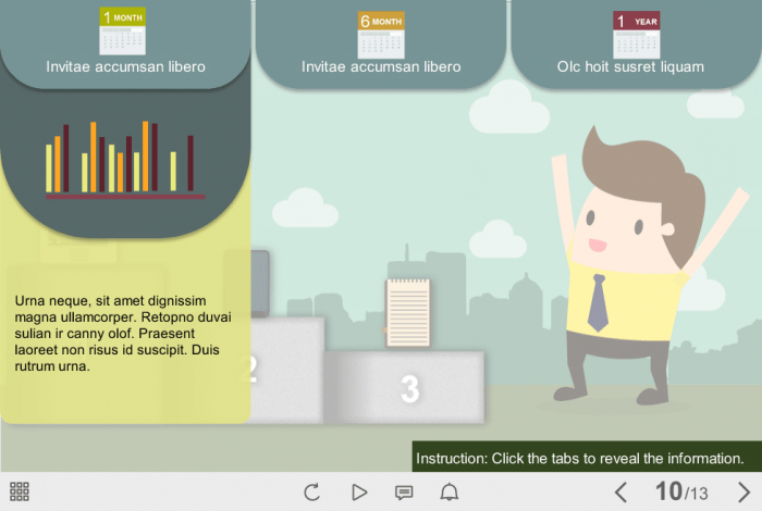 Goal Tabs — Storyline Template – eLearningchips