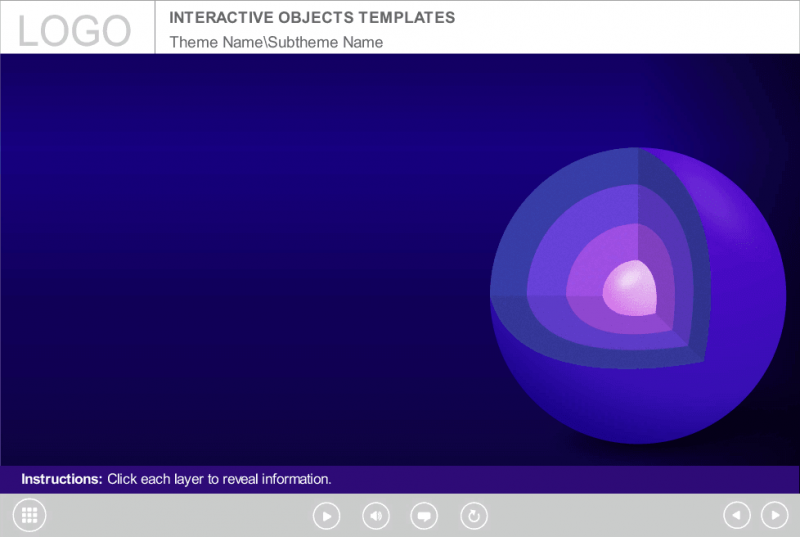 Clickable Sphere Layers — Storyline Template – eLearningchips
