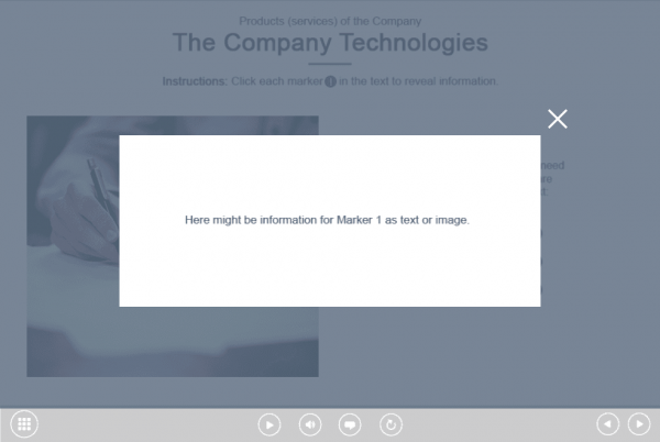 Markers in Text — Captivate Template – eLearningchips