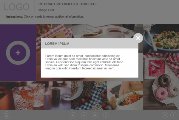Sweets Collage — Captivate Template – eLearningchips