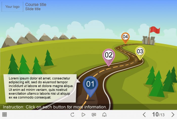 Tagged Road — Lectora Template – eLearningchips