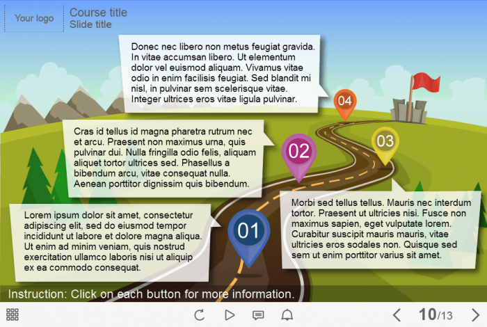 Tagged Road — Lectora Template – eLearningchips