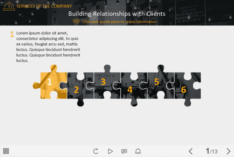 Clickable Puzzle Pieces — Lectora Template – eLearningchips