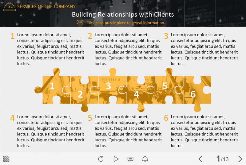 Clickable Puzzle Pieces — Lectora Template – eLearningchips