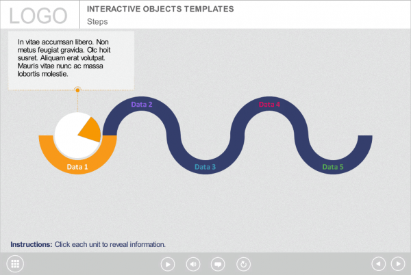 Click on Semicircular Steps — Storyline Template – eLearningchips