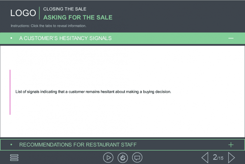 Two-Tabbed Accordion — Storyline Template – eLearningchips