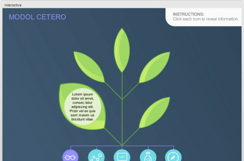 Branch with Clickable Circles — Storyline Template – eLearningchips