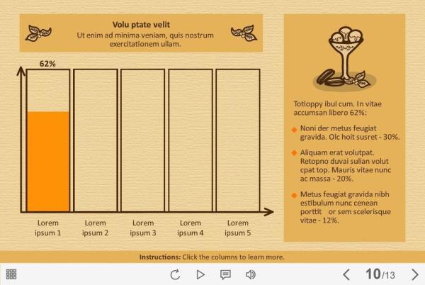 Interactive Column Chart — Storyline Template – eLearningchips