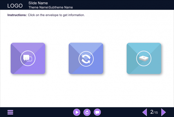 Interactive Envelopes — Storyline Template – eLearningchips