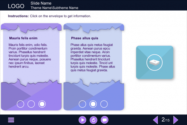 Interactive Envelopes — Storyline Template – eLearningchips