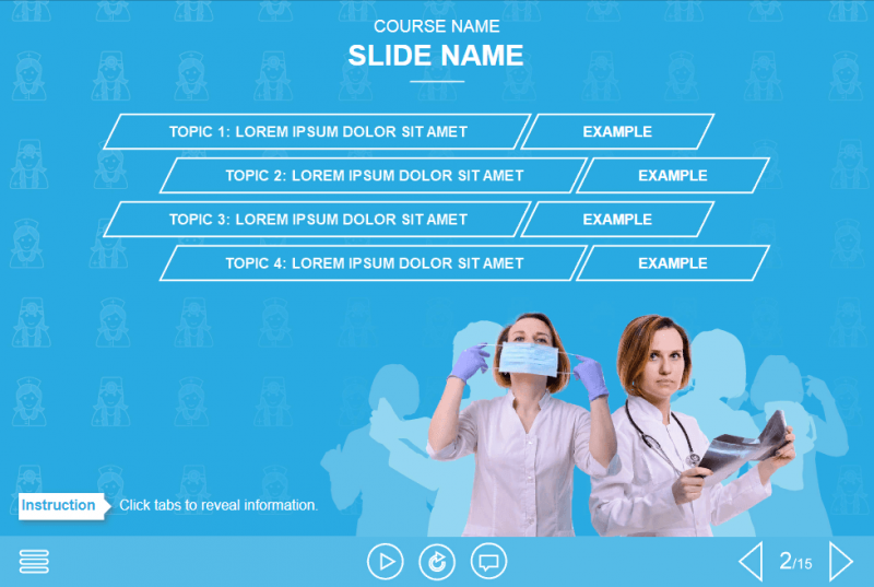 Five Steps — Lectora Template – eLearningchips