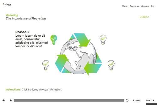 Clickable Lightbulbs — Storyline 3 Template – eLearningchips