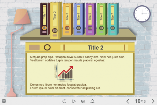 Clickable Colored Folders — Captivate Template – eLearningchips