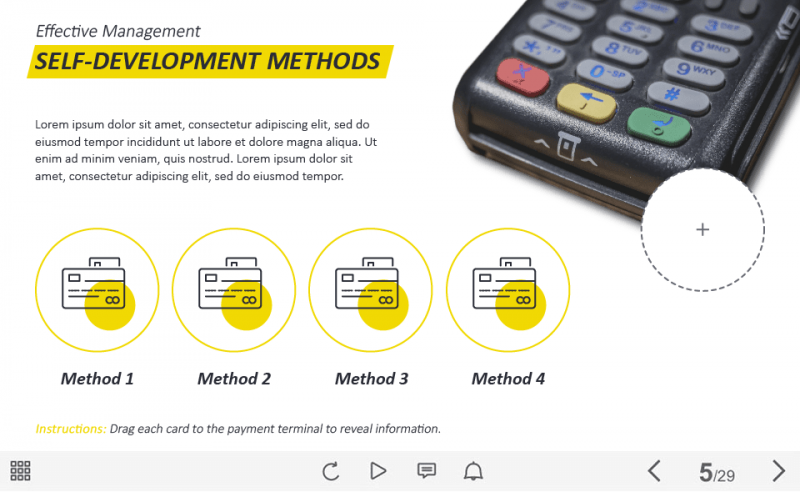 Draggable 3-Position Slider — Captivate Template – eLearningchips
