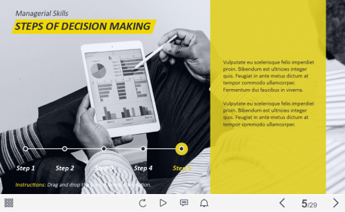 5-Step Slider — Captivate Template – eLearningchips