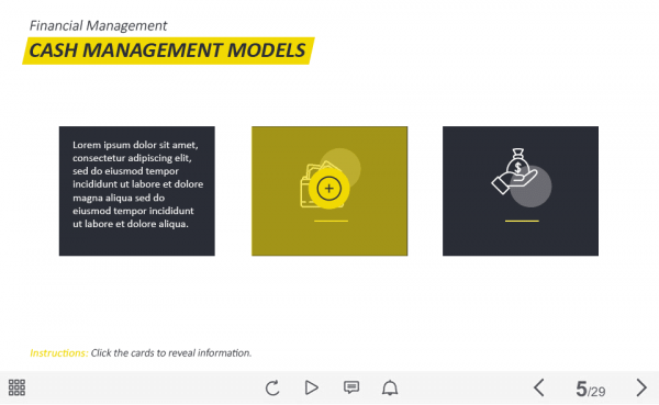 Clickable Squares with Icons — Captivate Template – eLearningchips