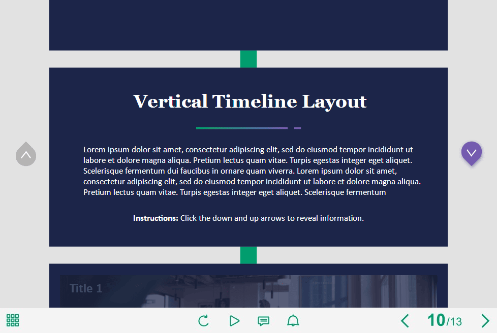 Vertical Slideshow — Storyline Template – eLearningchips