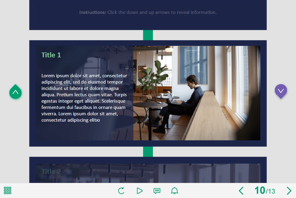 Vertical Slideshow — Storyline Template – eLearningchips