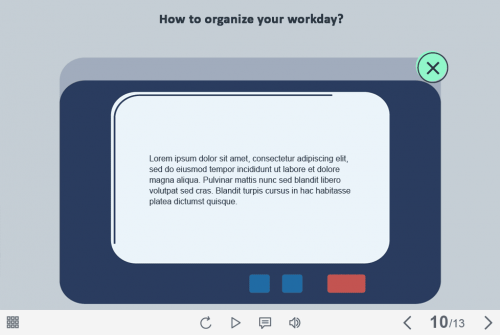 Interactive Office Interior — Captivate Template – eLearningchips