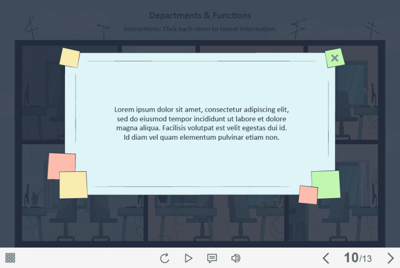 Departments and Functions — Captivate Template – eLearningchips