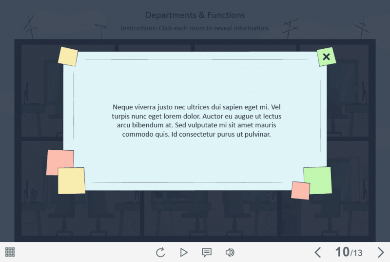 Departments and Functions — Captivate Template – eLearningchips