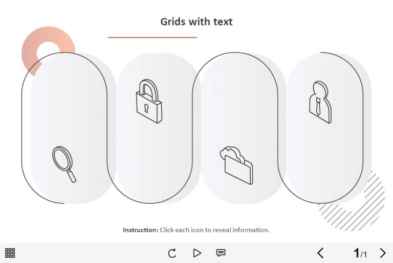 Clickable Icons — Storyline Template – eLearningchips