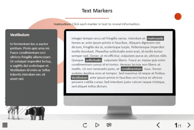 Clickable Words — Storyline Template – eLearningchips