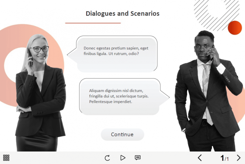 Dialogue — Storyline Template – eLearningchips