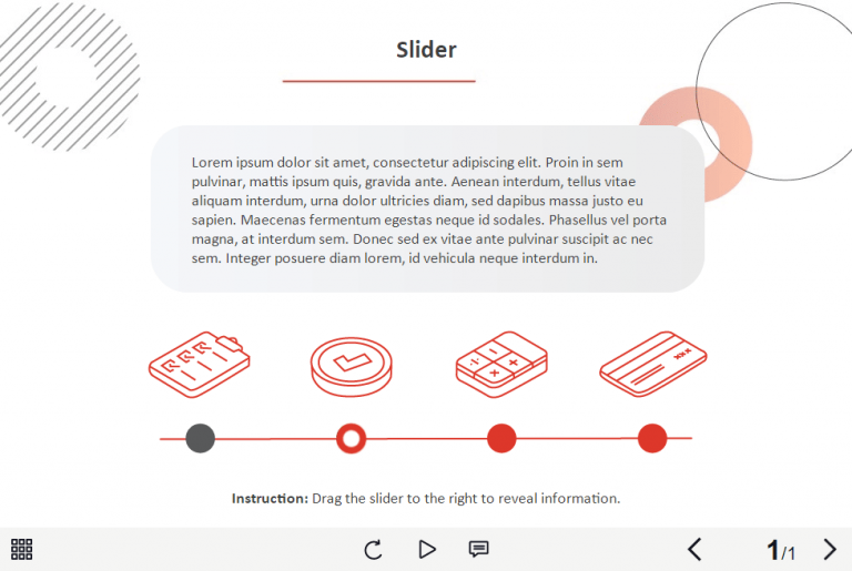 Horizontal Slider — Storyline Template – eLearningchips