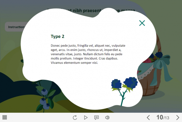 Draggable Berries — Storyline Template – eLearningchips