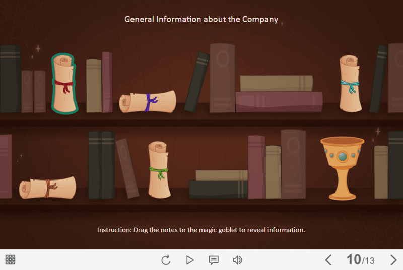 Draggable Scrolls — Storyline Template – eLearningchips