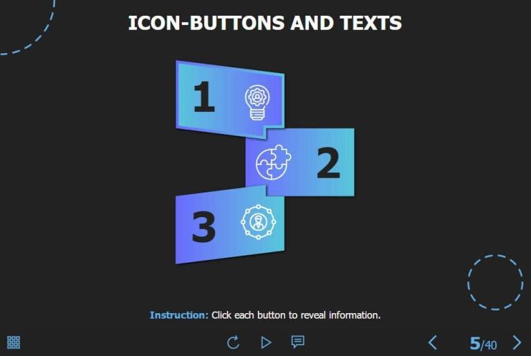 Clickable Icons — Storyline Template – eLearningchips