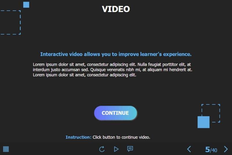 Interactive Video — Storyline Template – eLearningchips
