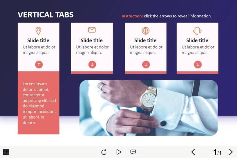 Slide-out Buttons — Storyline Template – eLearningchips