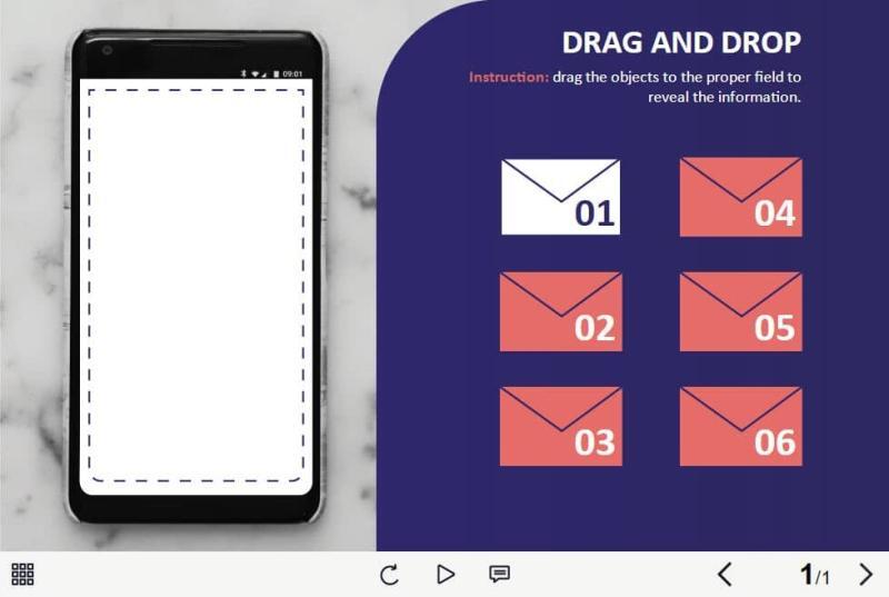 Drag and Drop Email Icons — Storyline Template – eLearningchips