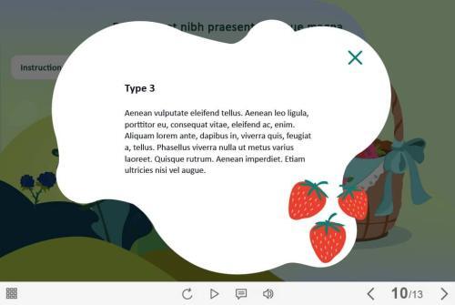 Draggable Berries — Captivate Template – eLearningchips