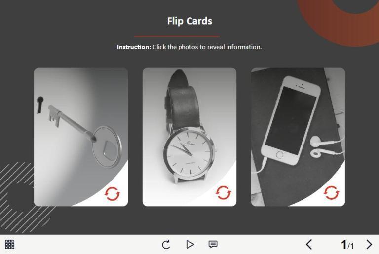 Flip Cards — Storyline Template – eLearningchips