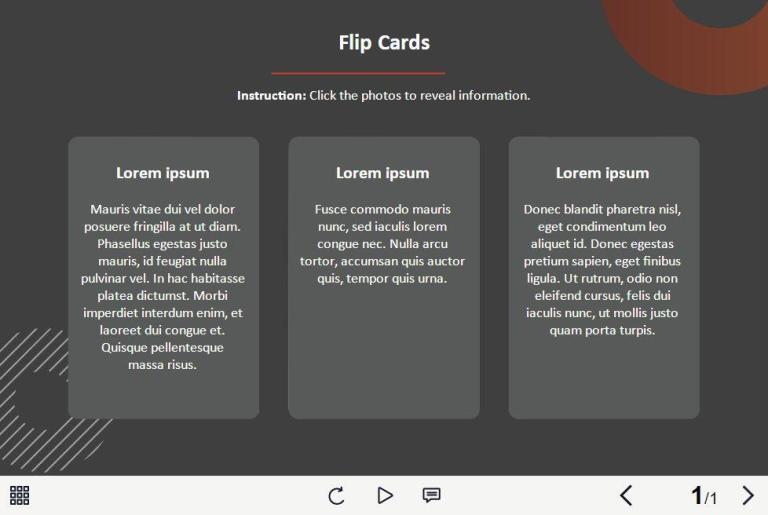 Flip Cards — Storyline Template – eLearningchips