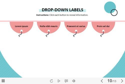 Drop-down Labels — Storyline Template – eLearningchips